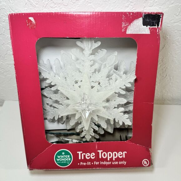 Winter Wonder Lane | Holiday | Winter Wonder Lane Lighted Tree Topper ...